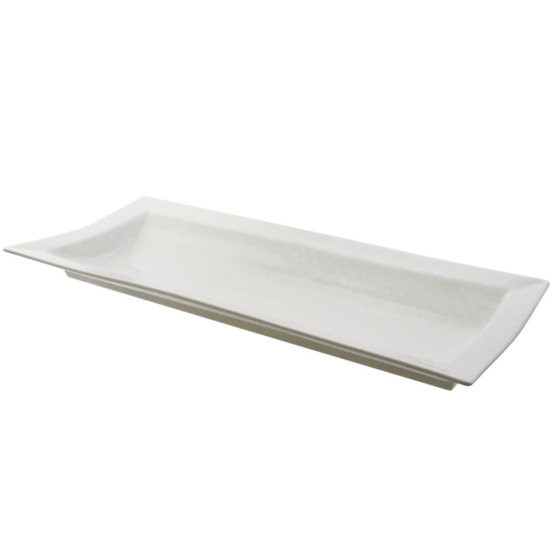 Ten Strawberry Street Whittier 26.75" Rectangle Ridge Platter | Wayfair